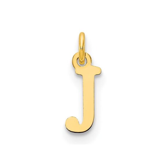 Kazi Luxury | Jewelry | Kazi Luxury 4k Yellow Gold Cutout Letter J ...